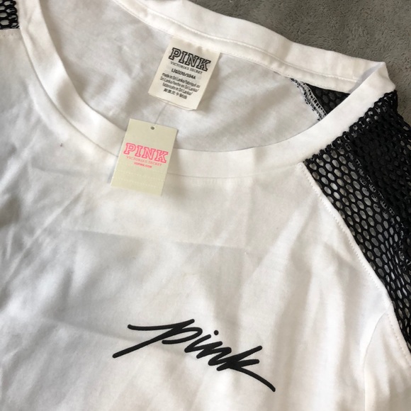 PINK Victoria's Secret | Tops | Nwt Pink Mesh Croptop | Poshmark